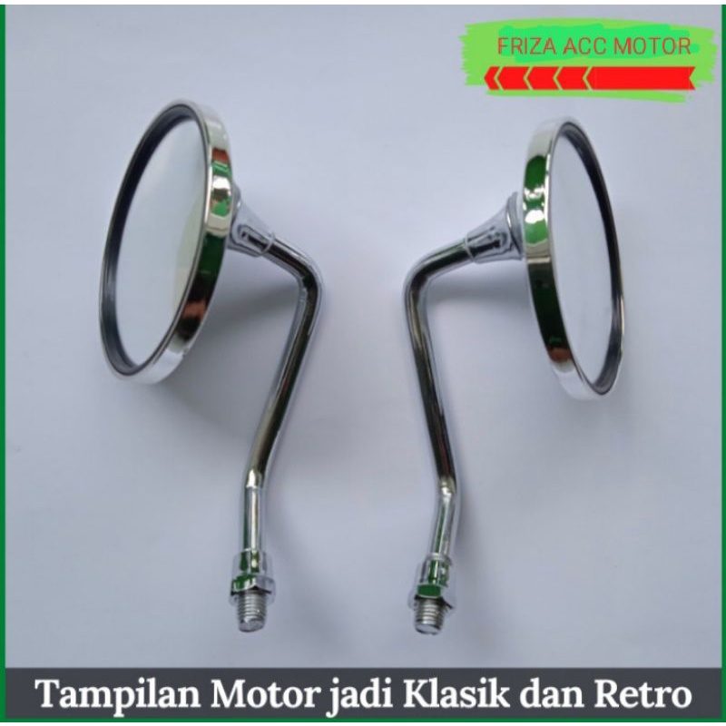 Jual SPION FAZZIO GRAND FILANO MODEL BULAT CROME-KACA CEMBUNG | Shopee ...