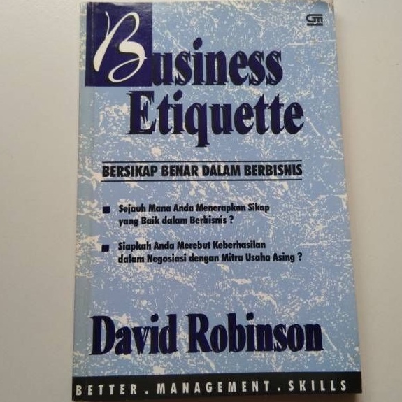 Jual BUSINESS ETIQUETTE-Bersikap Benar Dalam Berbisnis | Shopee Indonesia