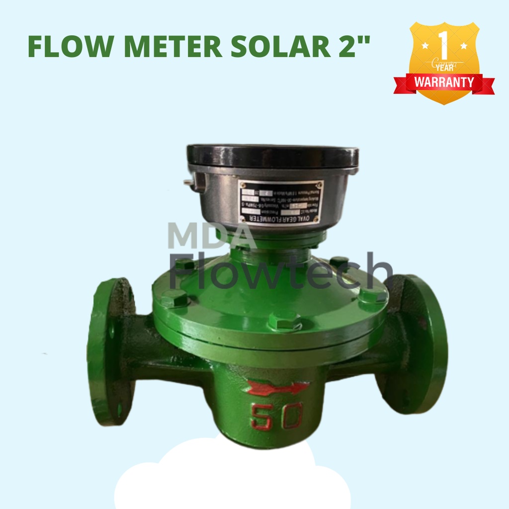 Jual FLOW METER SOLAR 2 INCH / ALAT UKUR MINYAK 2 INCH / OVAL GEAR DN5O ...