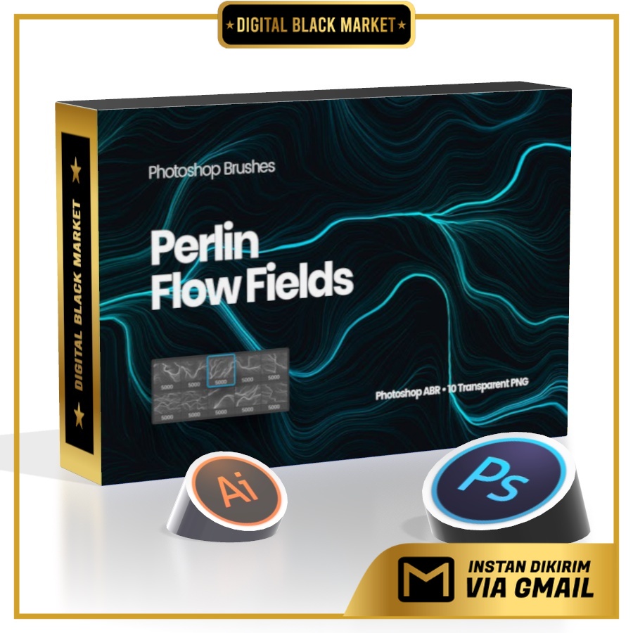 Jual Digital Perlin Flow Fields - Photoshop Brushes | Shopee Indonesia