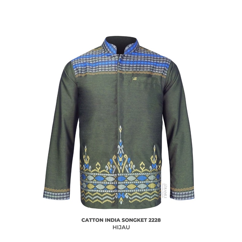 Jual BAJU KOKO TERBARU INDIA SONGKET | Shopee Indonesia