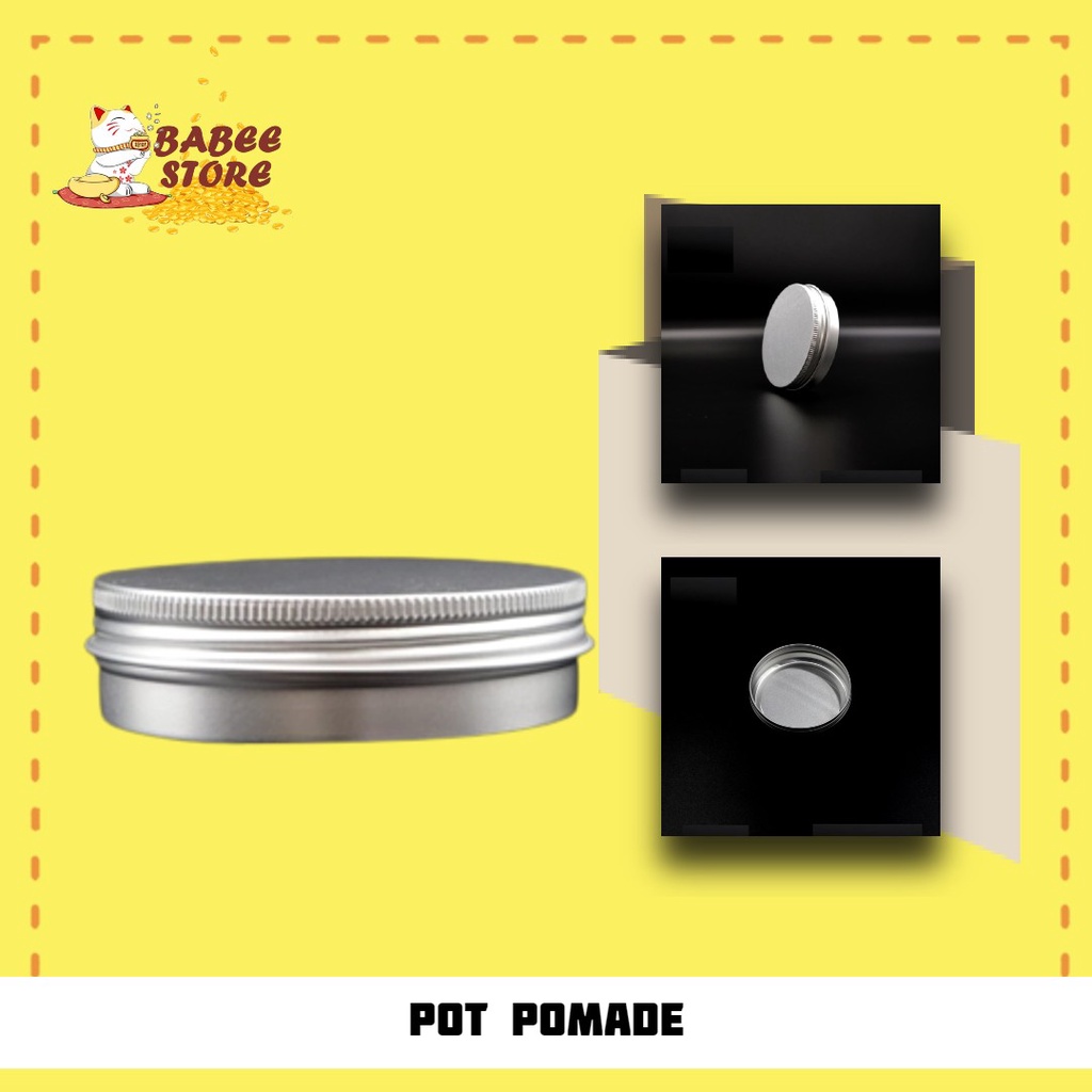 Jual BABEE - JAR ALUMINIUM 100 GRAM / POT KALENG WADAH POMADE / POT ...