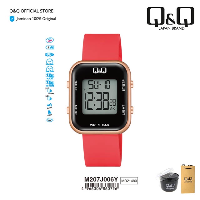 Jual Q&Q QnQ QQ Original Jam Tangan Pria & Wanita Fashion Digital ...