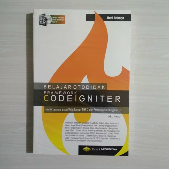 Jual Buku Belajar Otodidak Framework CodeIgniter+cd | Shopee Indonesia