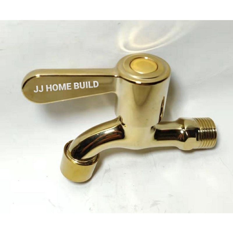 Jual Kran Dapur Flexibel Gold/Emas/Kran Tembok Gold/Kran Shower Gold ...