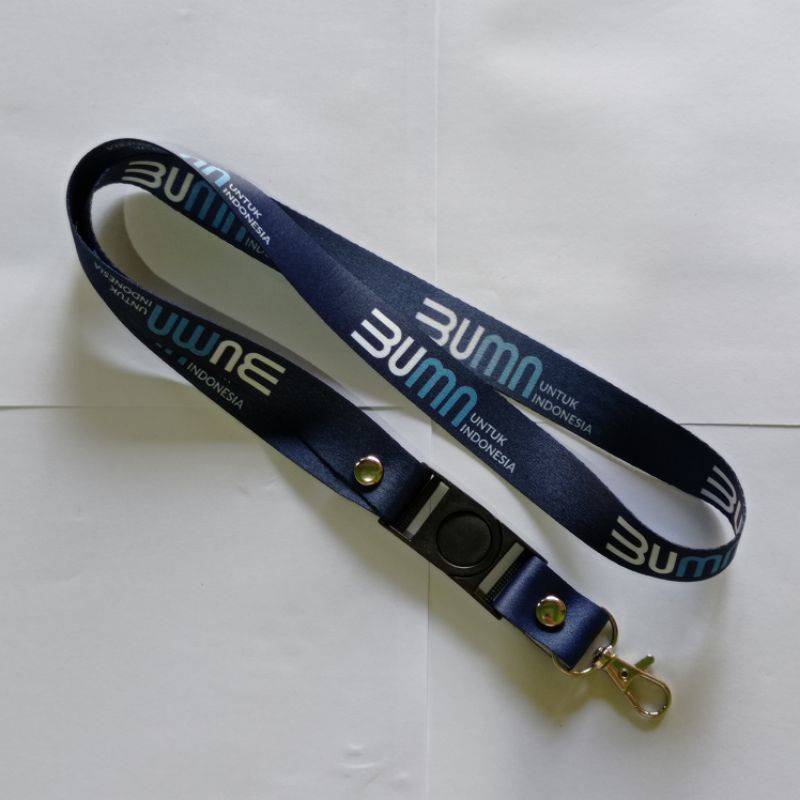 Jual Lanyard BUMN tali lanyard DISTRO gantungan kunci name tag id card ...