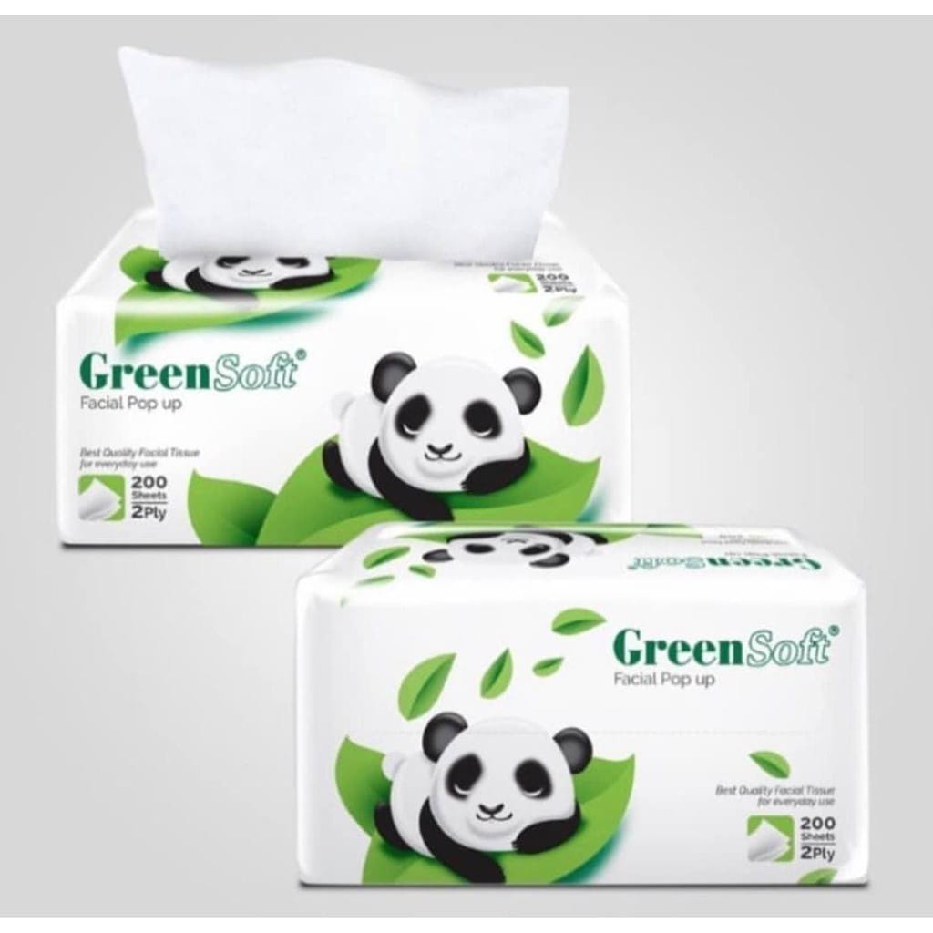 Jual T-soft Premium 230s | Tissue Green 160Sheet 2ply Tissu Green Soft ...