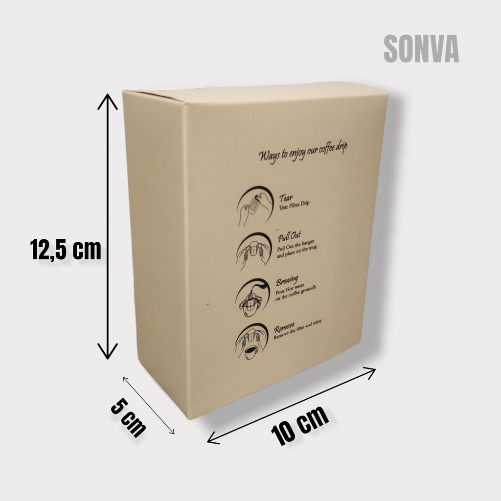 Jual KEMASAN BOX DRIP COFFEE | BOX WARNA | BOX KOTAK DRIP COFFEE | BOX ...