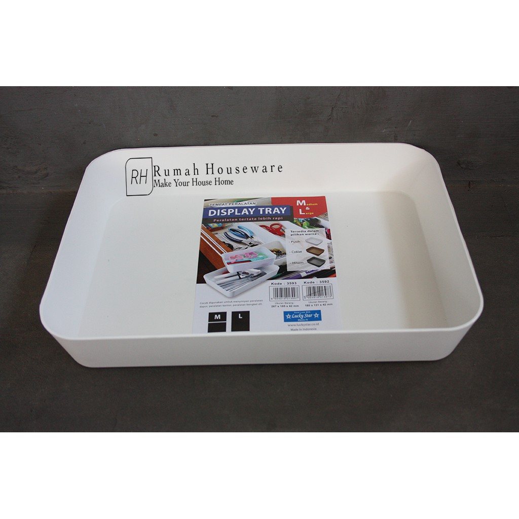 Jual Nampan Plastik Display Tray 3593 L Lucky Star Keranjang Kotak ...