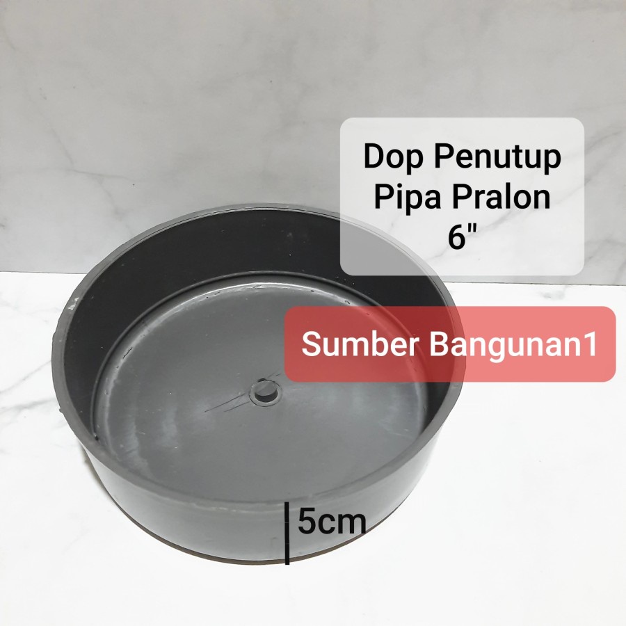 Jual Dop polos 6" tutup pipa pralon 6 inci | Shopee Indonesia