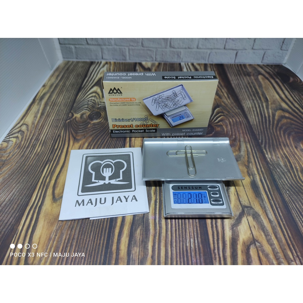 Jual SENSSUN CAMRY Timbangan Perhiasan Emas Obat 200Gr Saku Pocket ...