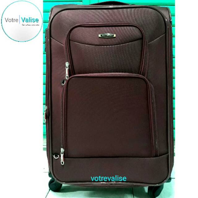 Jual Koper Kain Polo Garden uk 24 inch Travel Bag Canvas Koper Expander ...