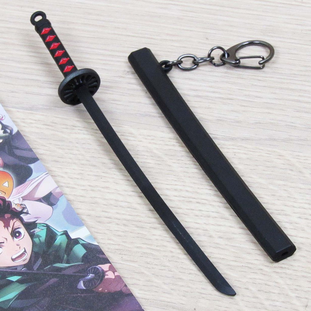 Jual Gantungan Kunci Pedang Nichirin Tanjiro Practice Tanjiro Zenitsu ...