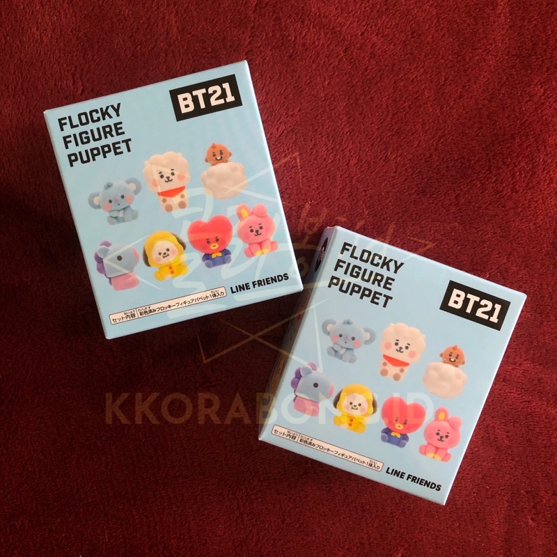Jual [READY] BT21 Little Buddy Flocky Figure Puppet | Shopee Indonesia
