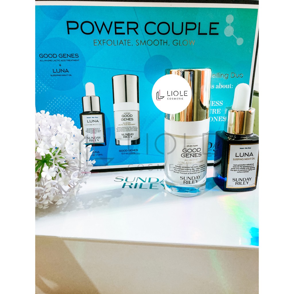Jual Sunday Riley - Power Couple Duo Total Transformation Kit | Shopee ...