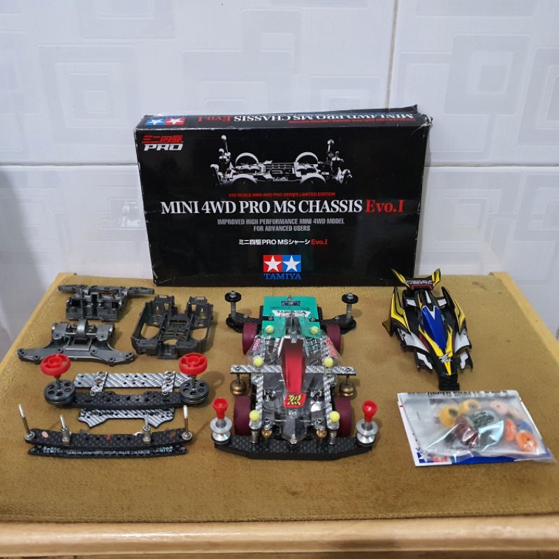 Jual Tamiya MS Chassis Evo I STO Suspension Anchor AT Bumper BONUS ...