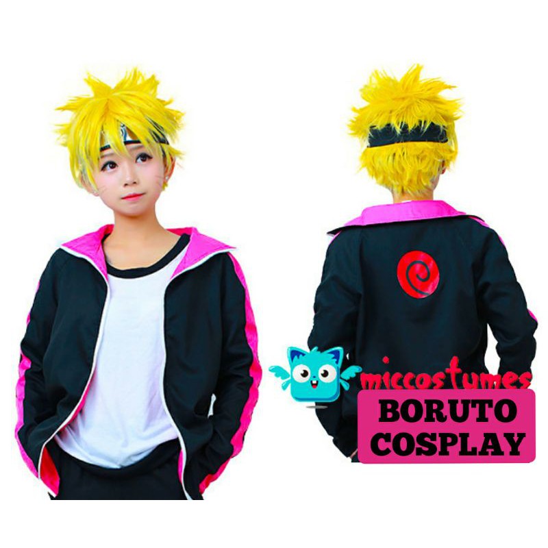 Jual jaket anime cosplay boruto semi jubah | Shopee Indonesia
