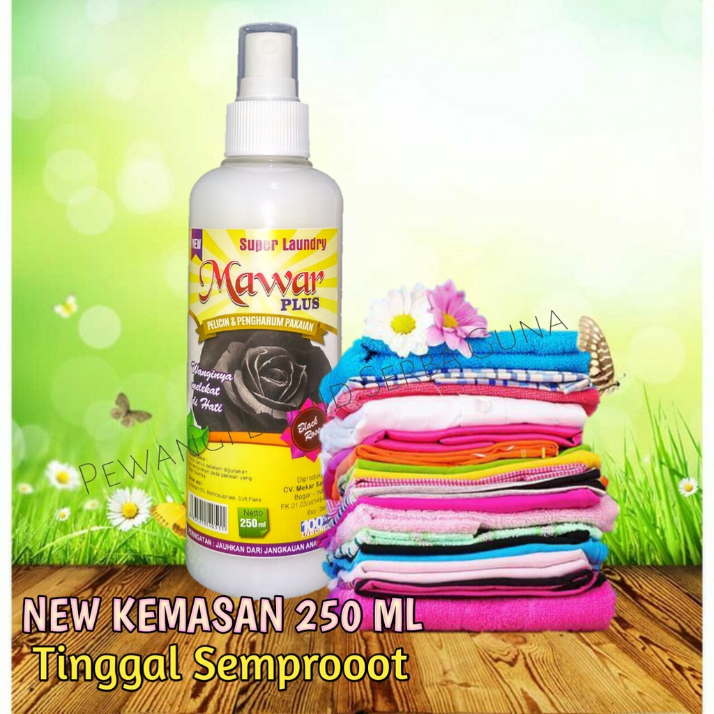 Jual Pewangi pelembut mawar plus blak botol spray 250ml | Shopee Indonesia