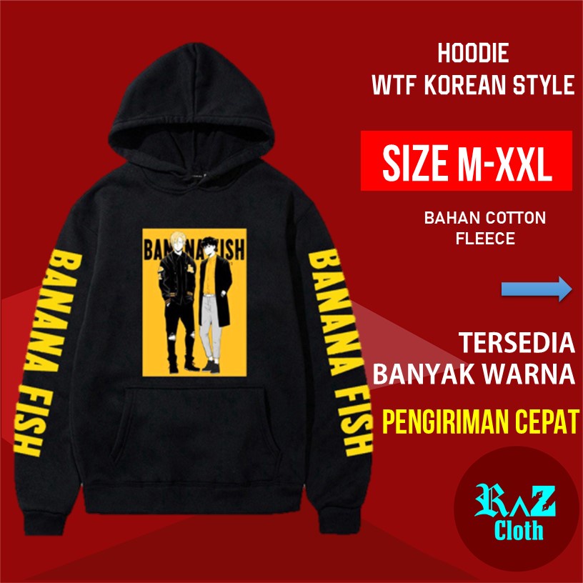 Jual Hoodie Anime Jepang Banana Fish Japanese Style Wibu Jaket Keren ...