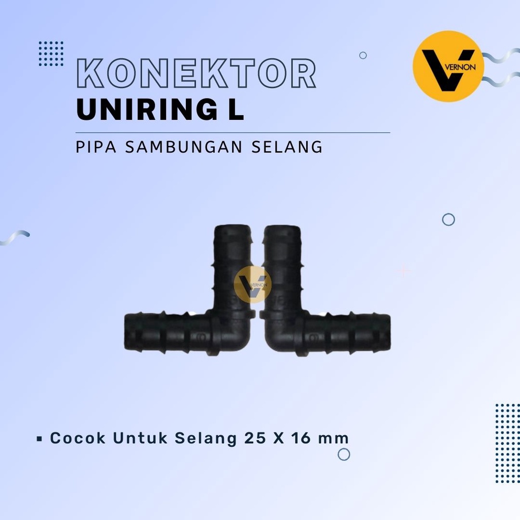 Jual Pipa Konektor Sambungan Selang Uniring L 16 mm | Shopee Indonesia