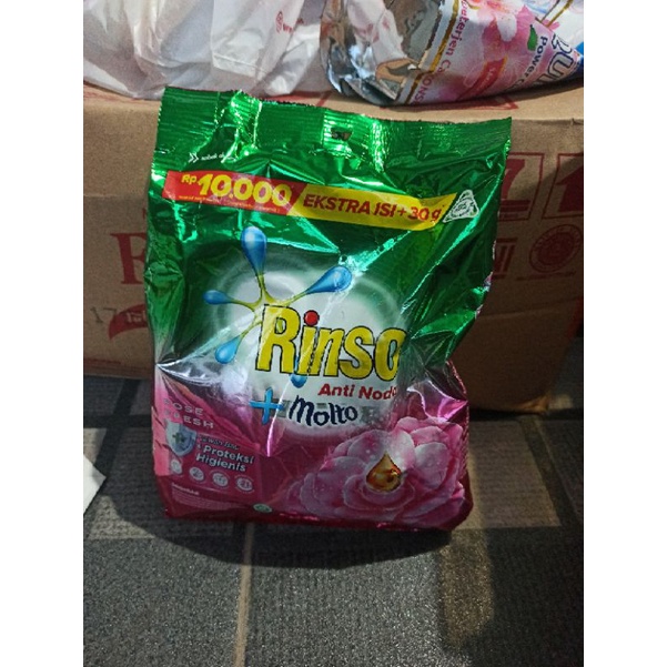 Jual Rinso Molto Anti noda detergen bubuk Rose Fresh 400GR 400 GR ...