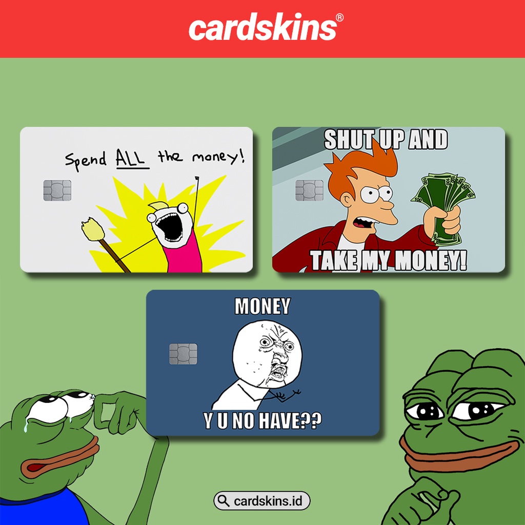 Jual MEME SPECIAL HOLOGRAM | GARSKIN / STICKER KARTU ATM / SKIN KARTU ...