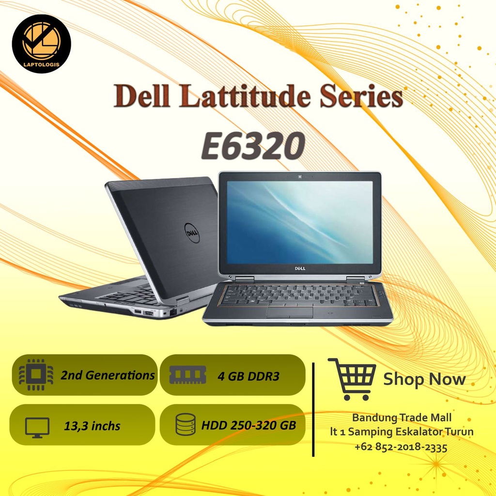 Jual DELL E6320 CORE i5 GEN2 RAM4 GB/320GB | Shopee Indonesia
