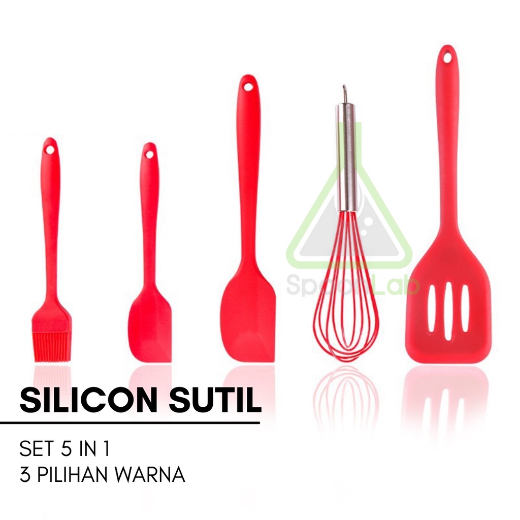 Jual Sutil silikon set Spatula Silicon Kitchen alat masak Silicone ...