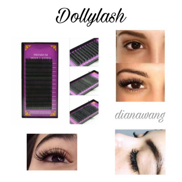 Jual DOLLY LASH MINK EYELASH EXTENSION/ EYELASH EXTENSION DOLLY LASH ...