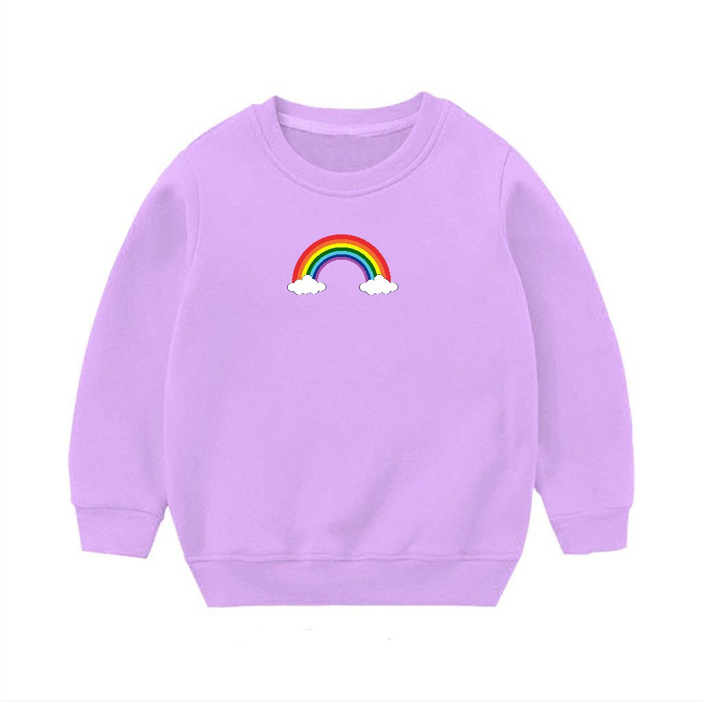 Jual Sweater anak perempuan rainbow pelangi crewneck anak anak unisex ... Jual Sweater anak perempuan rainbow pelangi crewneck anak anak unisex ...