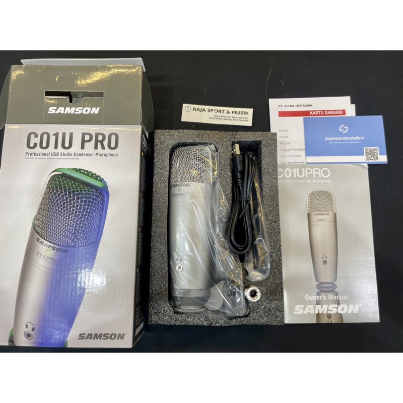 Jual SAMSON C01U PRO USB STUDIO MICROPHONE CONDENSOR - MIC CONDENSER ...