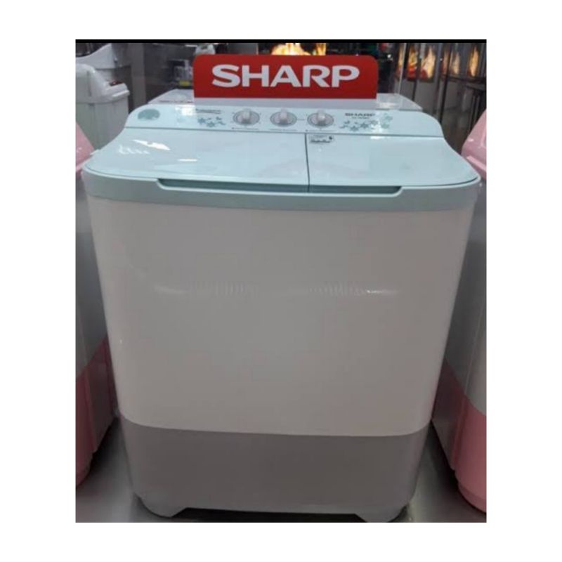 Jual Mesin Cuci 2 Tabung SHARP ES-T90MW | Shopee Indonesia