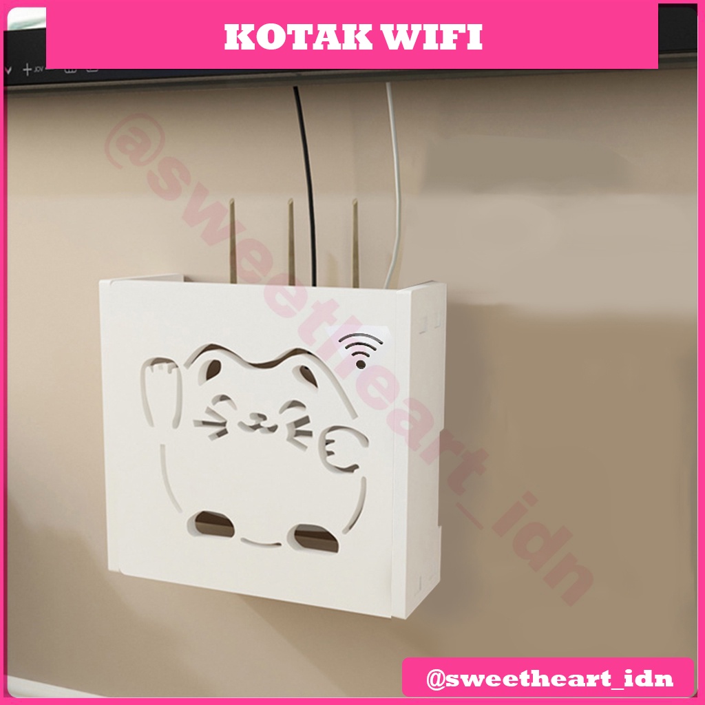 Jual Kotak wifi tempat simpan wifi box penyimpanan wifi dinding ...