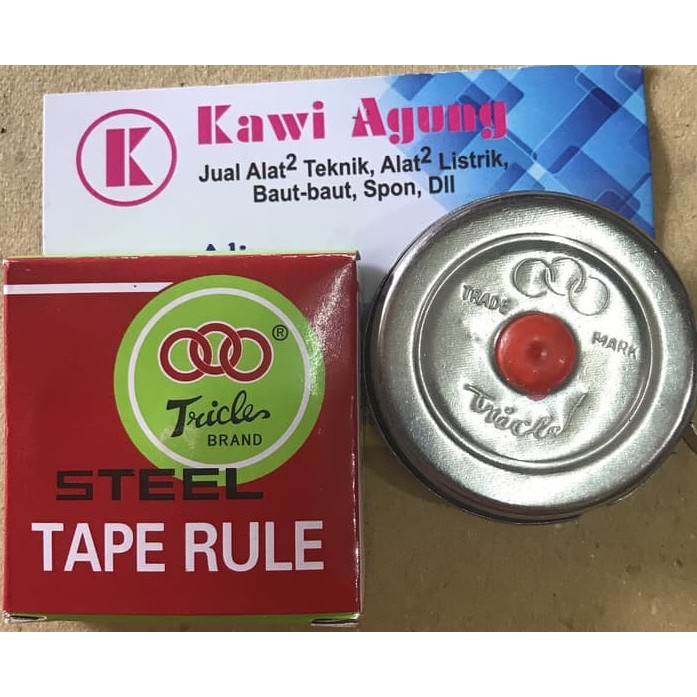 Jual Meteran Besi Tricle 2 Meter Kualitas Bagus Tebal Cikarang Kawi ...