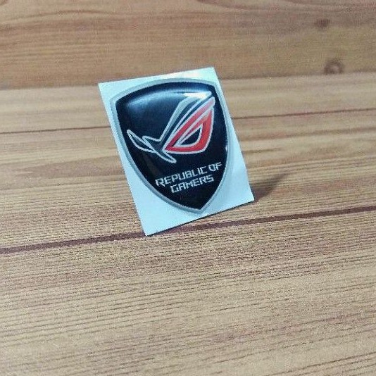 Jual sticker rog republic of gamers timbul | Shopee Indonesia