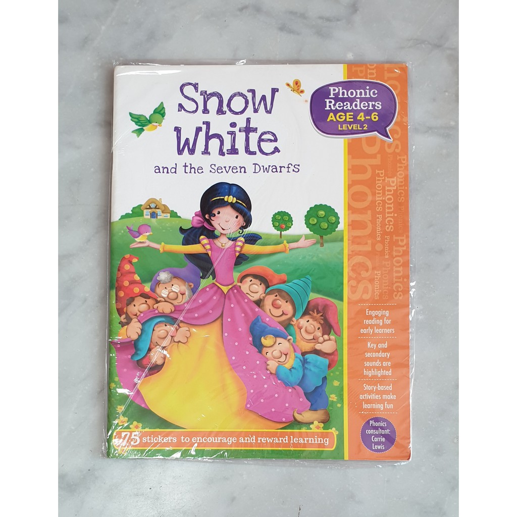 Jual Buku Anak Impor Snow White & The Seven Dwarfs : Phonic Readers FTL ...