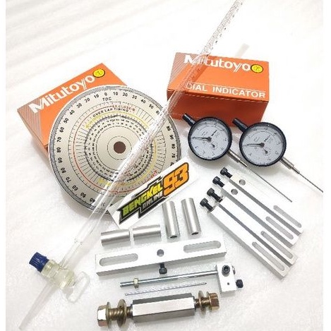 Jual dial set mitutoyo japan kw full set plus buret 25ml dial indicator ...