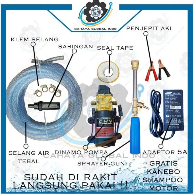 Jual Alat Steam Pompa Dc Set Mesin Cuci Ac Motor Mobil Steam Power ...