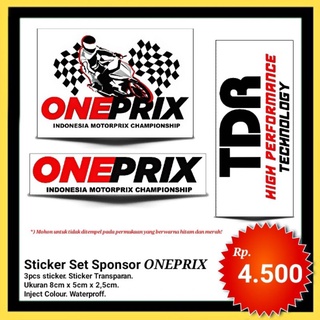 Jual stiker tdr/sticker logo oneprix/stiker racing-road race | Shopee ...