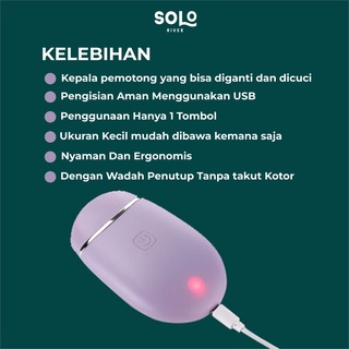 Jual SOLO RIVER Alat mencukur Mini Lady Shaver / Pencukur Bulu kaki ...