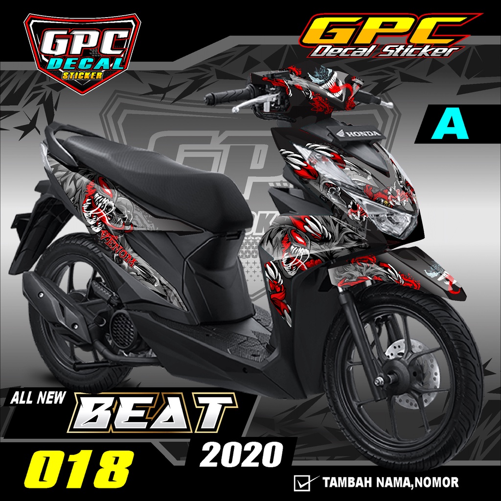Jual Decal sticker Fullbody Beat New Fi 2020 Deluxe 018- Variasi List ...