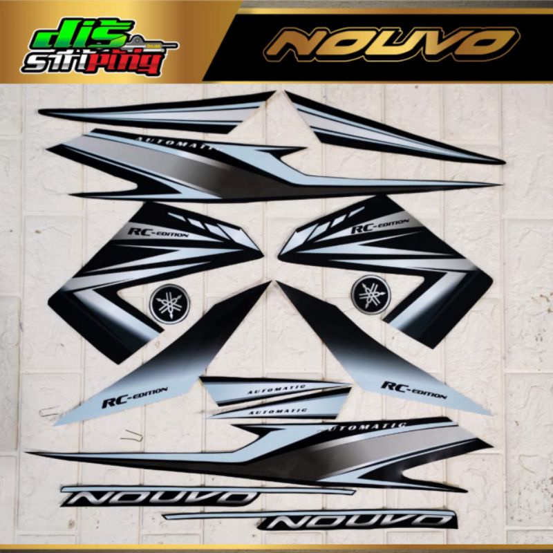 Jual STIKER NOUVO Z CUSTOM RC BLACK | Shopee Indonesia