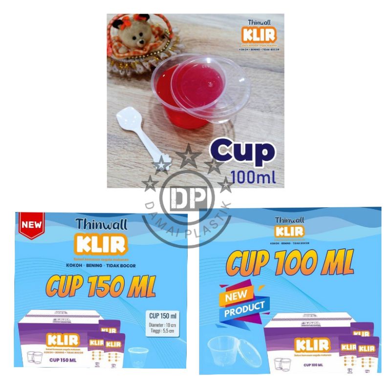 Jual Tempat Saos Plastik 100 ml Cup Saos Sambal Sauce Container Suapi ...
