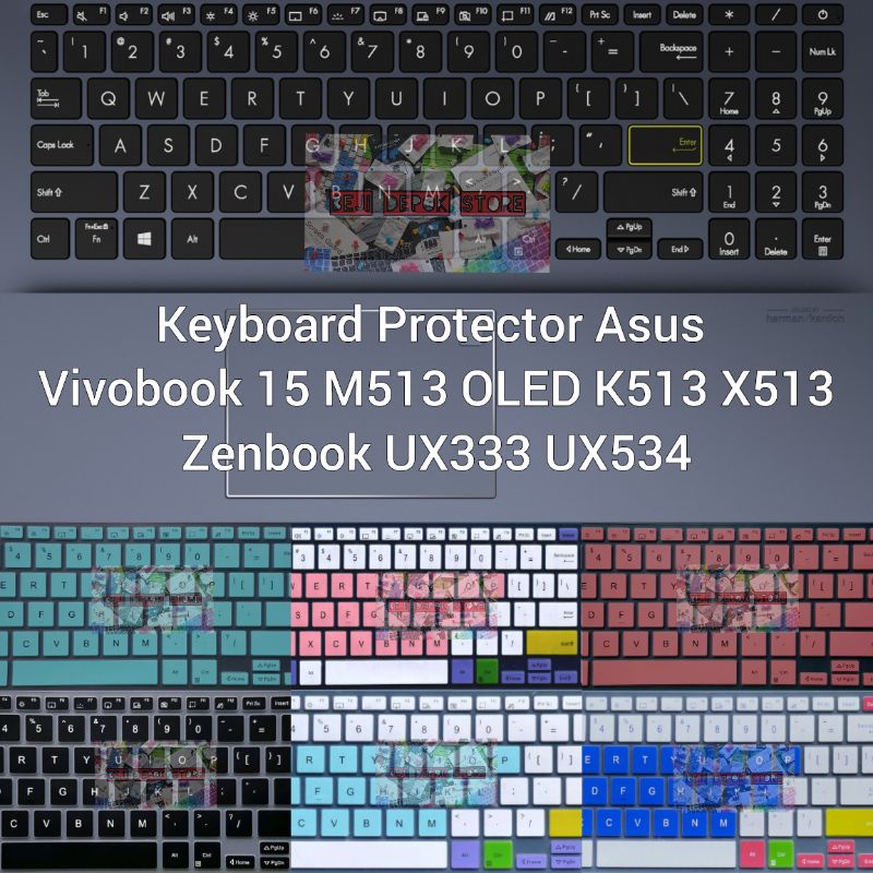 Jual keyboard Protector Asus Vivobook Ultra S15 M513 OLED M533 K513 ...