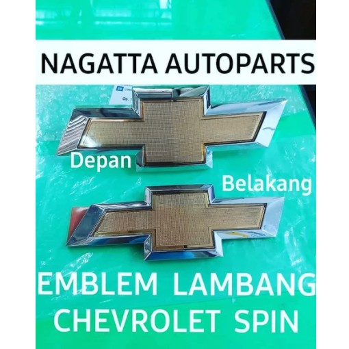 Jual EMBLEM Lambang CHEVROLET SPIN ALL TYPE set DEPAN dan Belakang ...