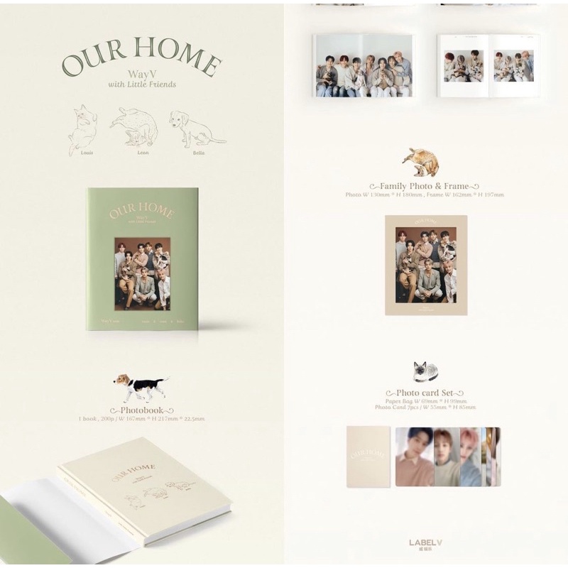 Jual WayV - WayV PHOTO BOOK [Our Home : WayV with Little Friends ...