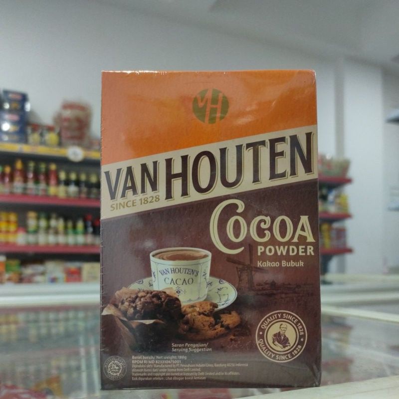 Jual Van Houten Coklat Bubuk / Cocoa Powder 160 gr | Shopee Indonesia