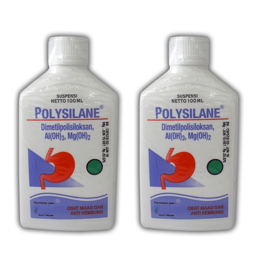 Jual Polysilane Syrup Anti Kembung dan Maag | Shopee Indonesia