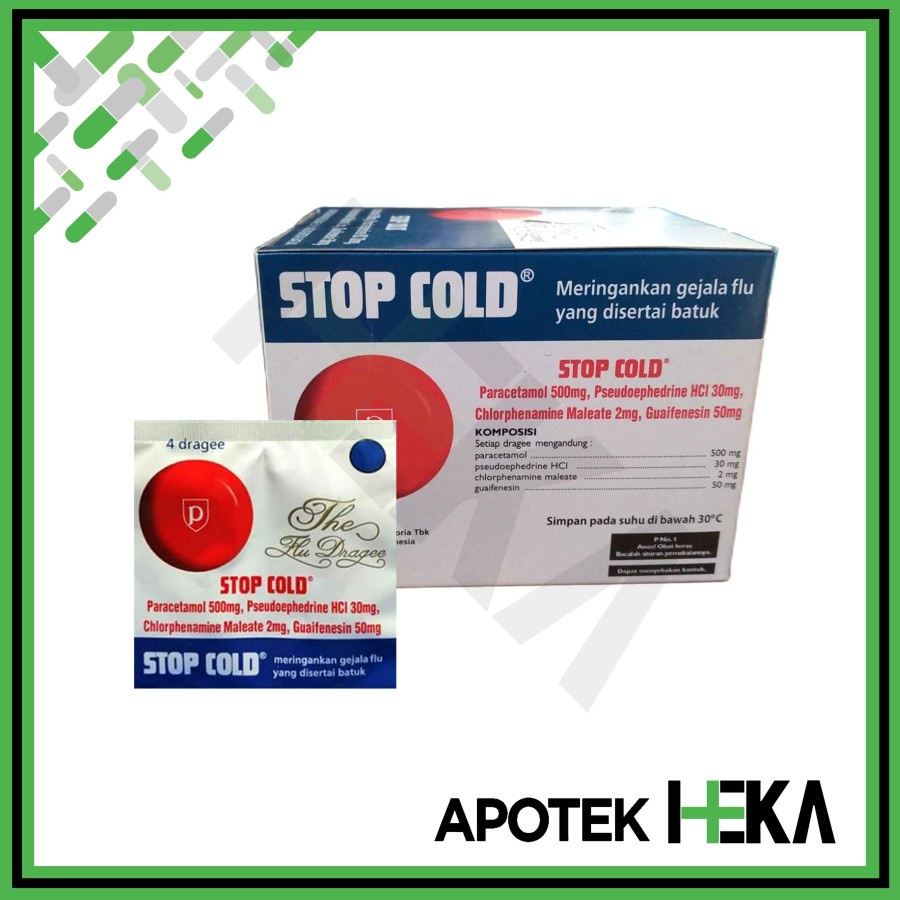 Jual Stop Cold Dragee Box isi 15x4 Tablet - Obat Flu (BANDUNG) | Shopee ...