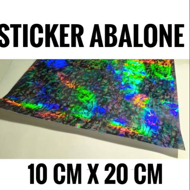 Jual Stiker Abalone vinyl Sticker Lure Metal jig stickbait popper ...